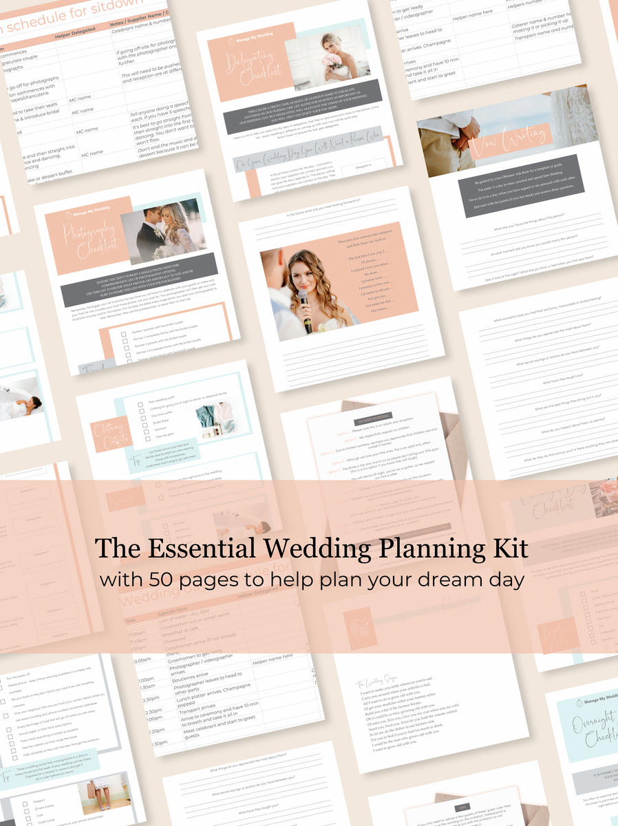 The Essential Wedding Planning Kit: Simplify Your Dream Wedding with ...